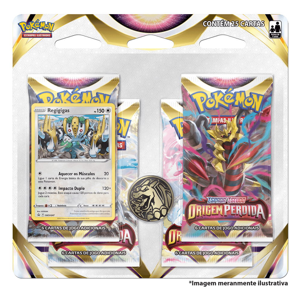 Blister Quadruplo PokÉmon Espada E Escudo 11 Origem Perdida Shopee Brasil