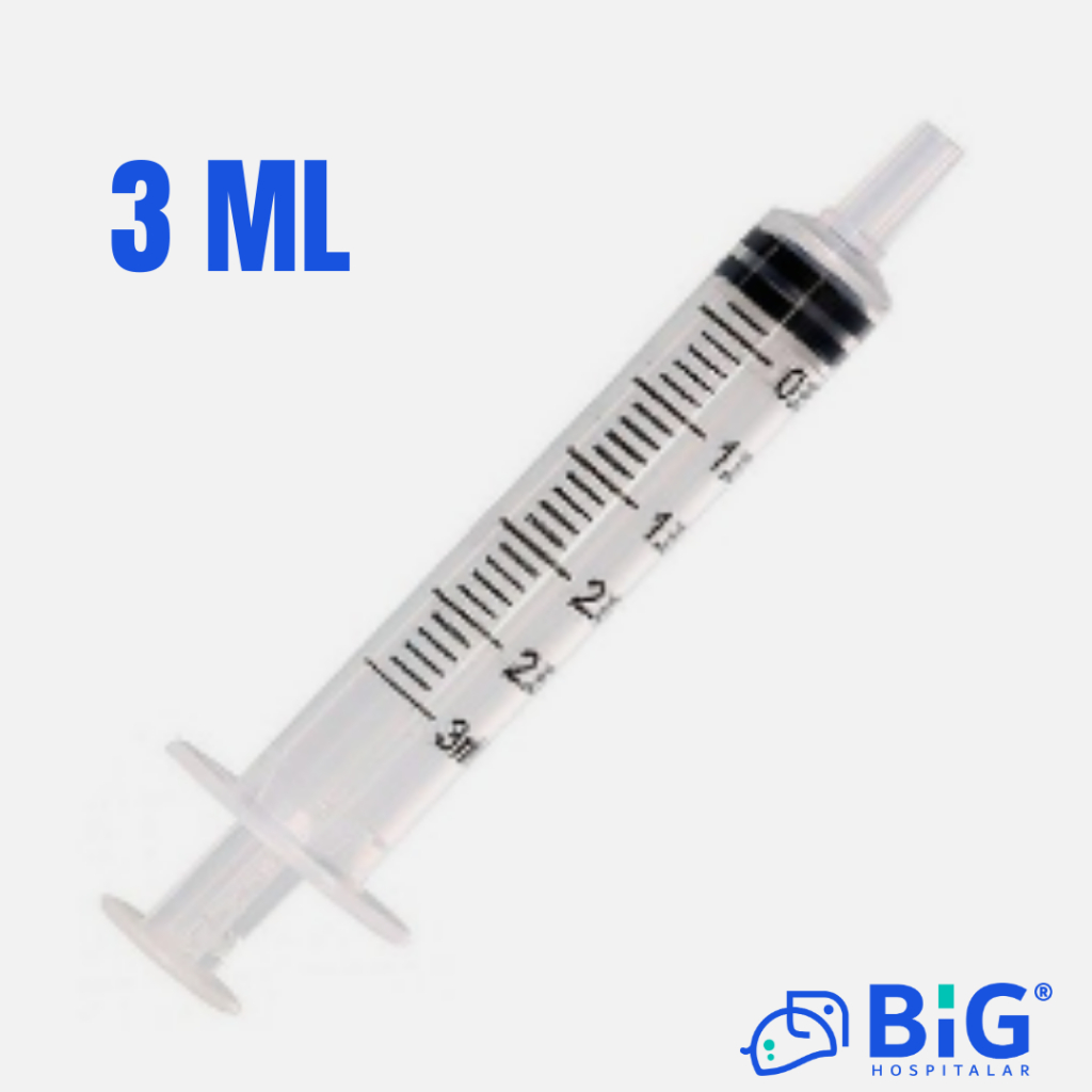 Seringa 3ml Bico Liso Luer Slip Medix Escolha a Sua Quantidade | Shopee ...