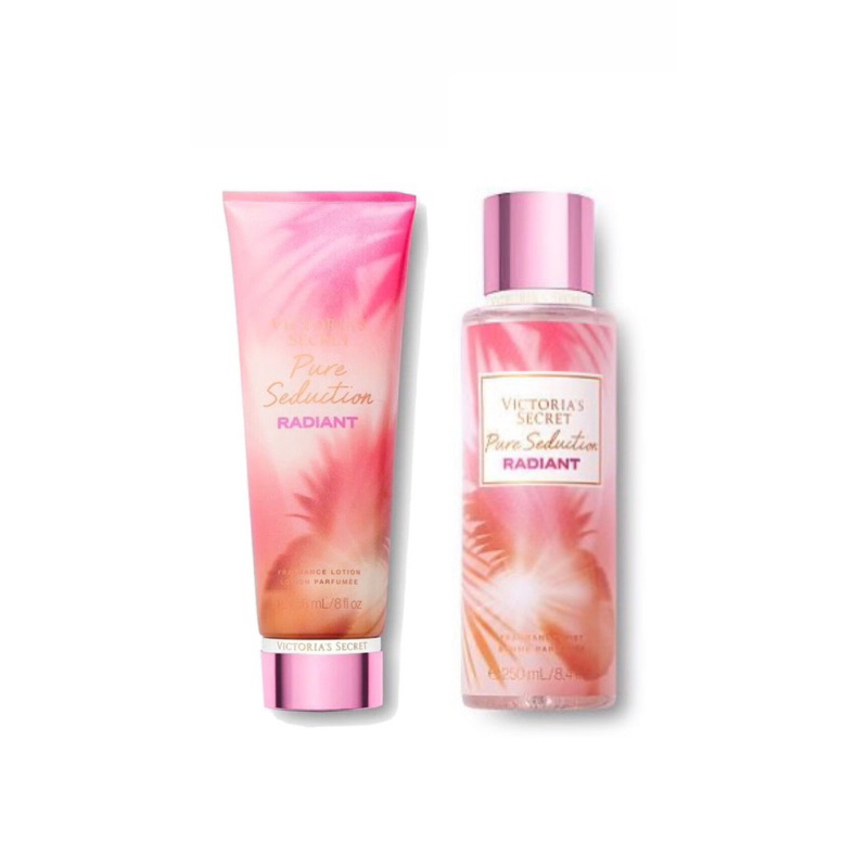Kit Victoria’s Secret - Pure Seduction Radiant | Shopee Brasil