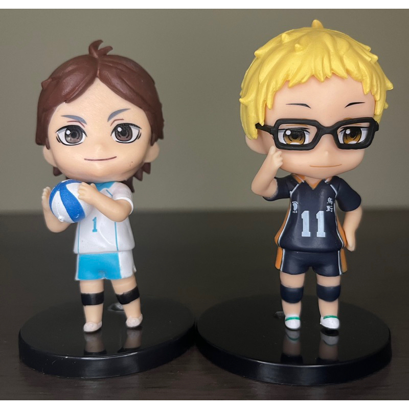Figures Haikyuu - (Tsukishima - Oikawa) | Shopee Brasil