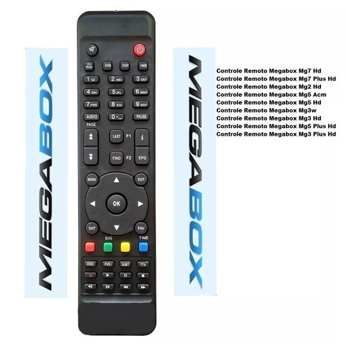 Controle Megabox Mg3 Mg5 Mg7 plus | Shopee Brasil