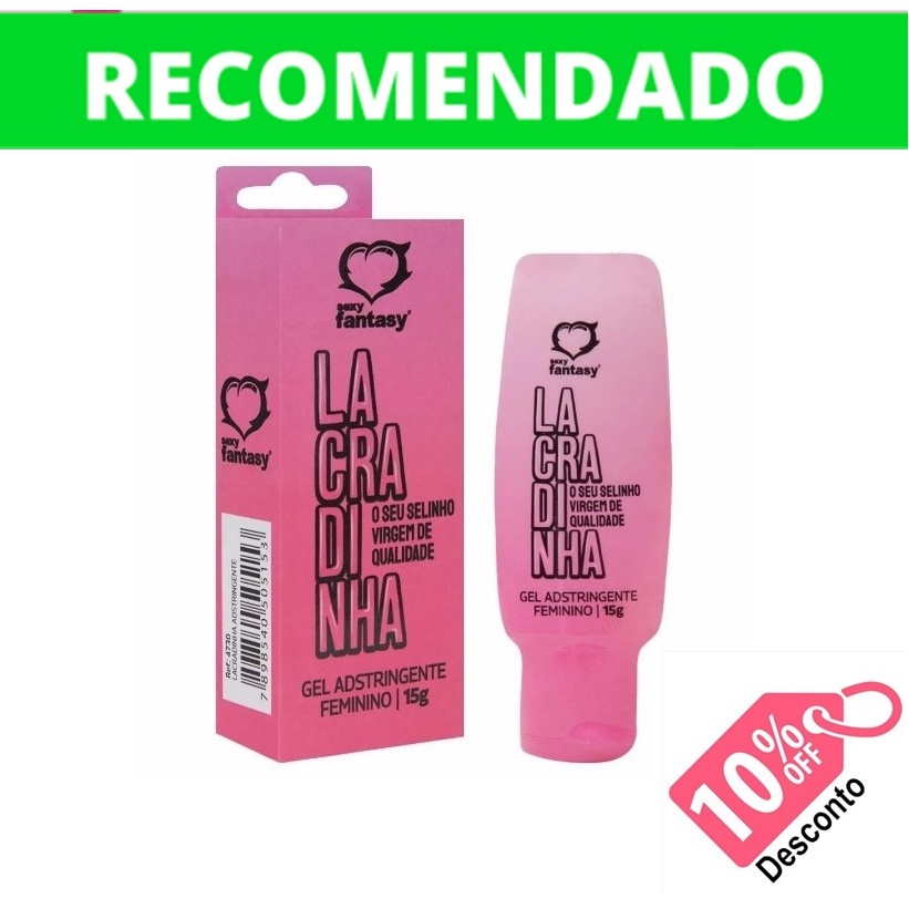 Sexy Fantasy Lacradinha - Gel Adstringente Feminino 15G | Shopee Brasil