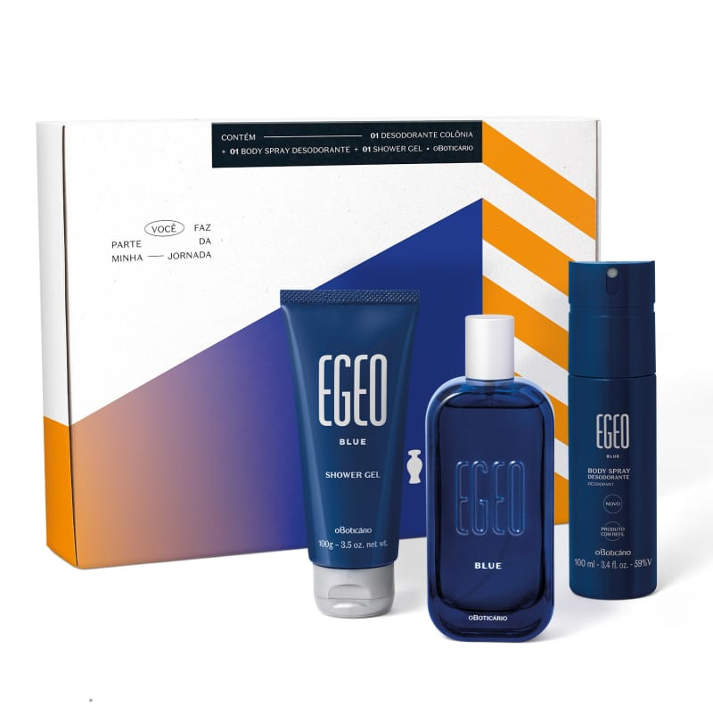 Kit Egeo Blue (3 itens) | Shopee Brasil