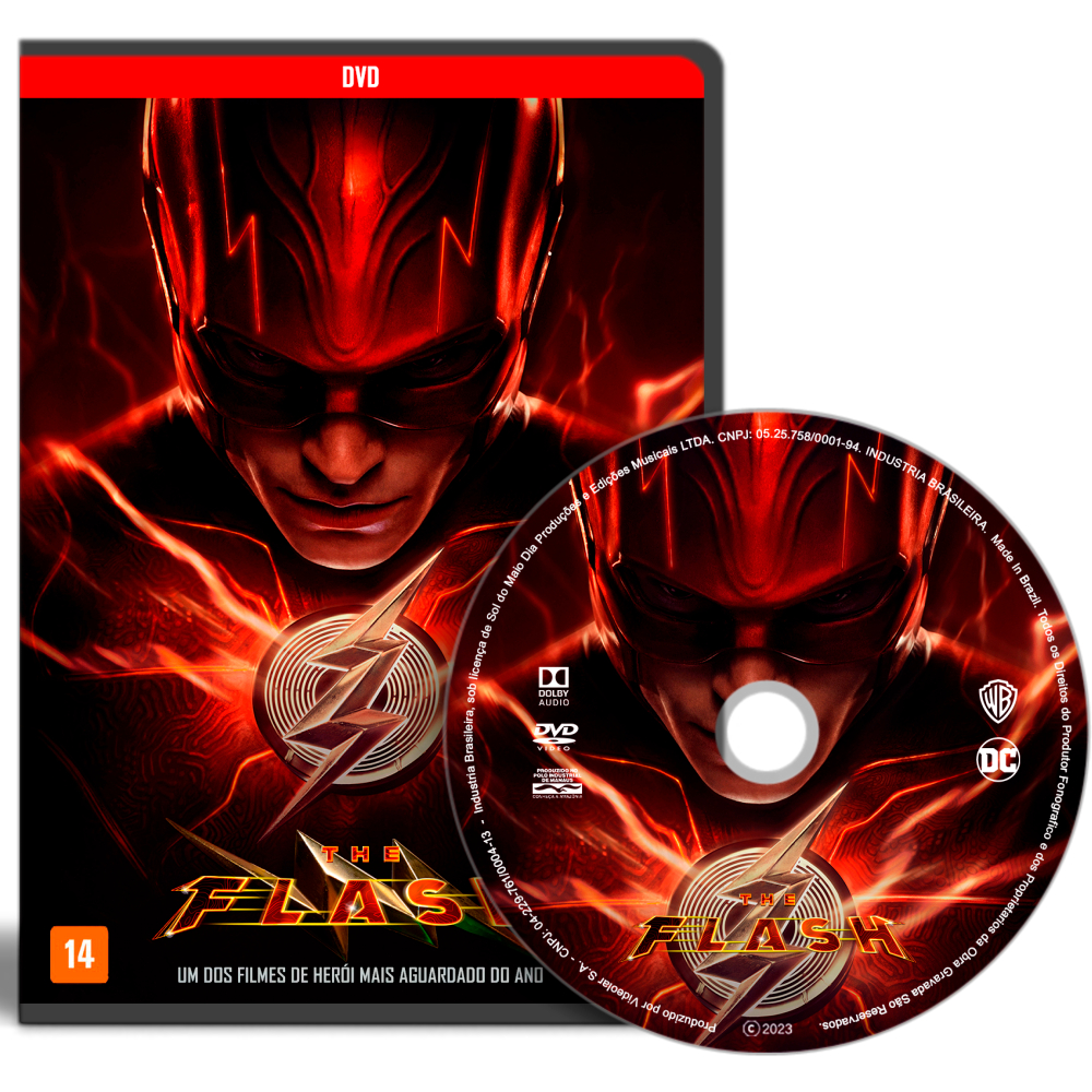 DVD - The Flash (Dublado e Legendado) (2023) | Shopee Brasil