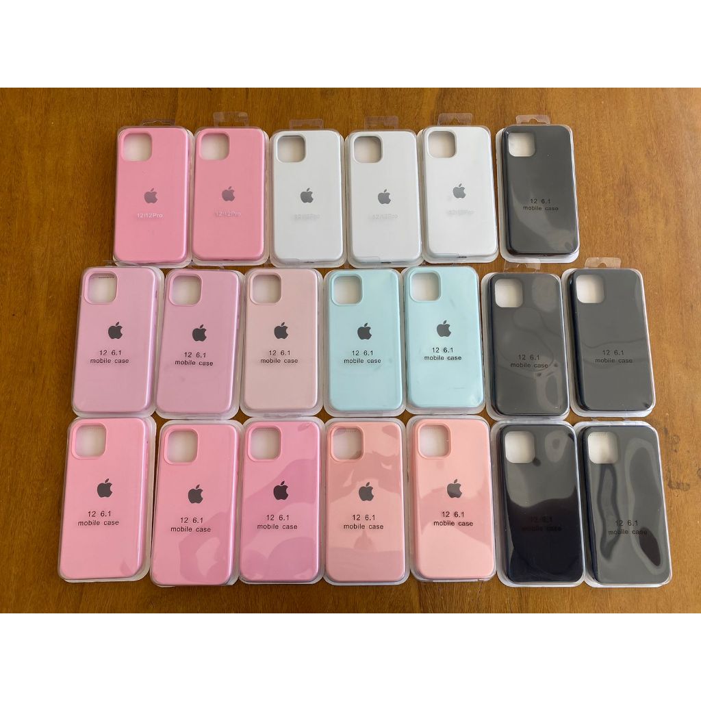 Celular Capa Case Capinha Iphone 12/12 PRO Silicone | Shopee Brasil