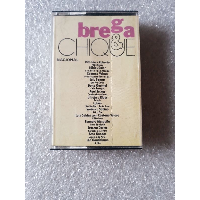 FITA K7 Trilha Sonora Novela Brega & Chique 1987 NACIONAL | Shopee Brasil