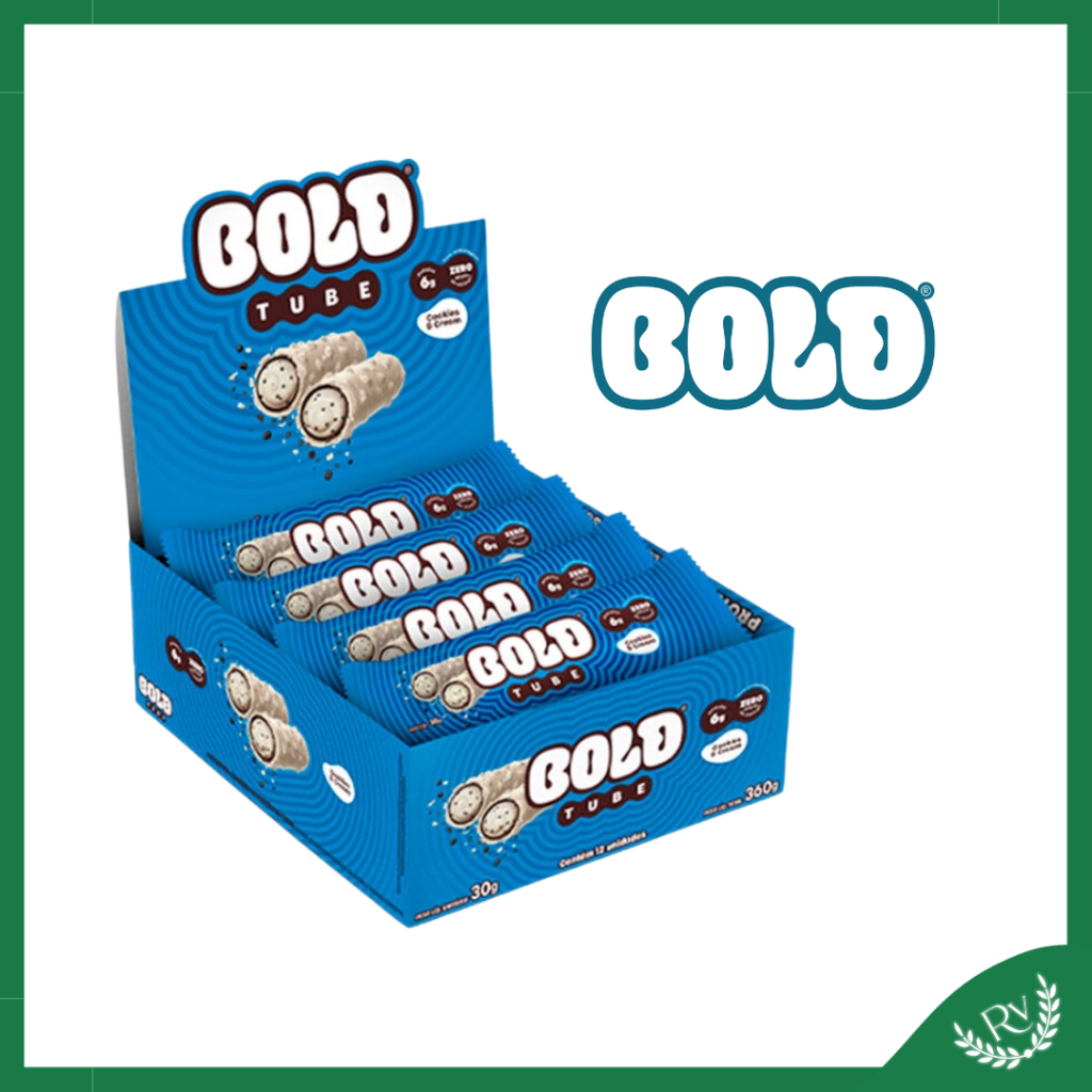 BOLD TUBE COOKIES & CREAM (12 unidades x 40g) | Shopee Brasil