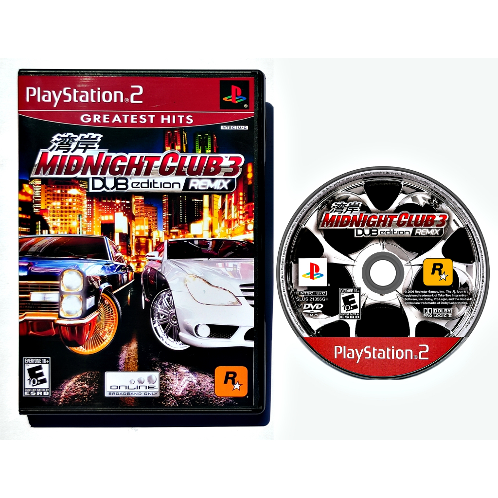 MidNight club 3 Dub Edition Remix para ps2 | Shopee Brasil