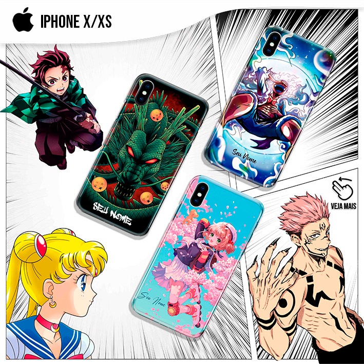 Capa Capinha - iPhone X / XS - Animes | Shopee Brasil