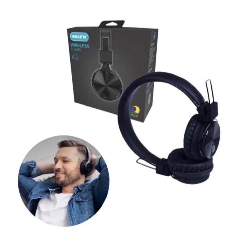 Fone Headphone Kimaster K3 | Shopee Brasil