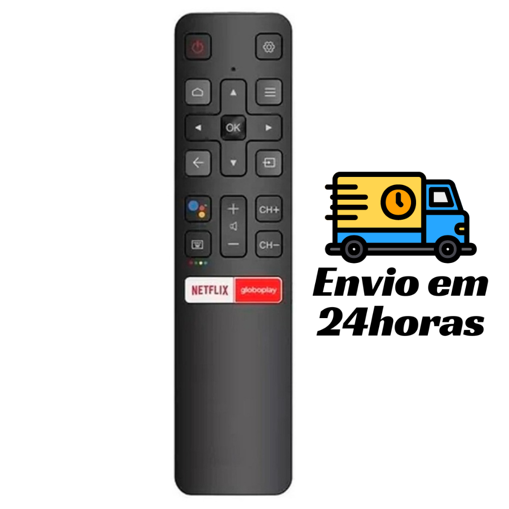 Controle Remoto Tv Tcl Smart | Shopee Brasil