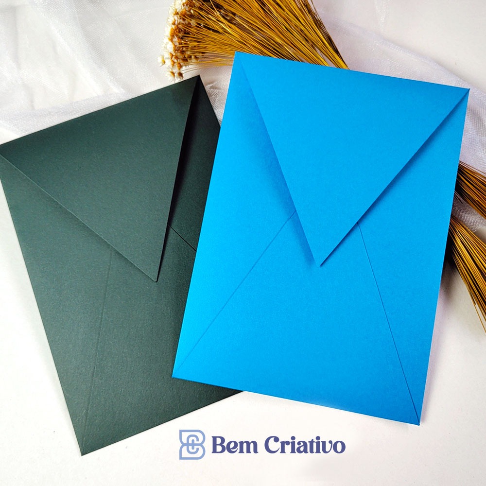 KIT Envelopes para convite vertical 15x21cm - papel 180g grosso ...
