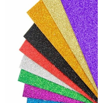 Kit Placas De Eva Com Glitter 40x48 - 5 folhas | Shopee Brasil