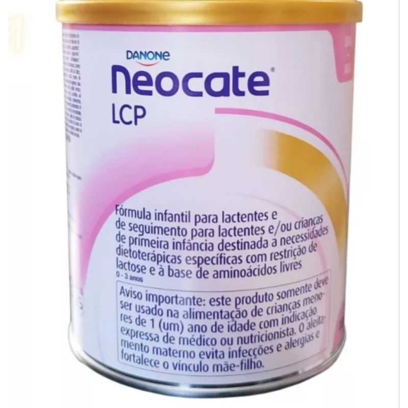 Neocate Lcp Fórmula Infantil Em Pó Lata 400g | Shopee Brasil