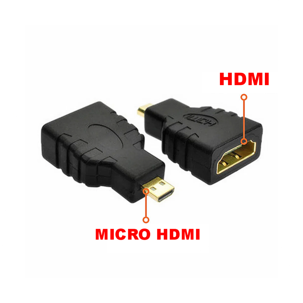ADAPTADOR HDMI (FEMEA) PARA MICRO HDMI (MACHO) | Shopee Brasil