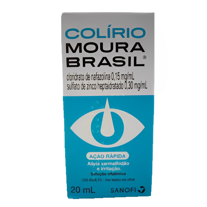 Colírio Moura Brasil Solução Oftálmica Caixa 20ml - Sanofi | Shopee Brasil