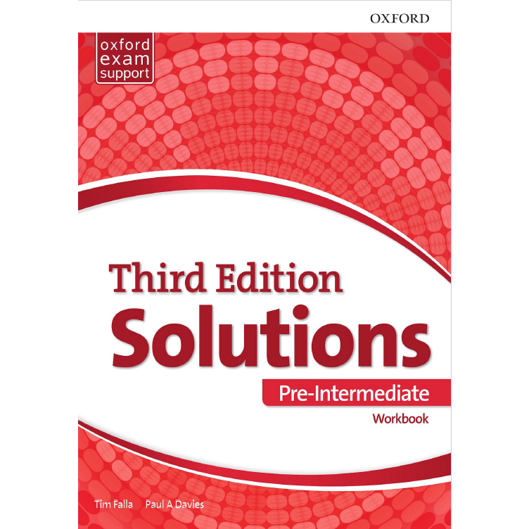 Solutions Pre-Intermediate 3th Edition Student,Work book e Pamphlet ...