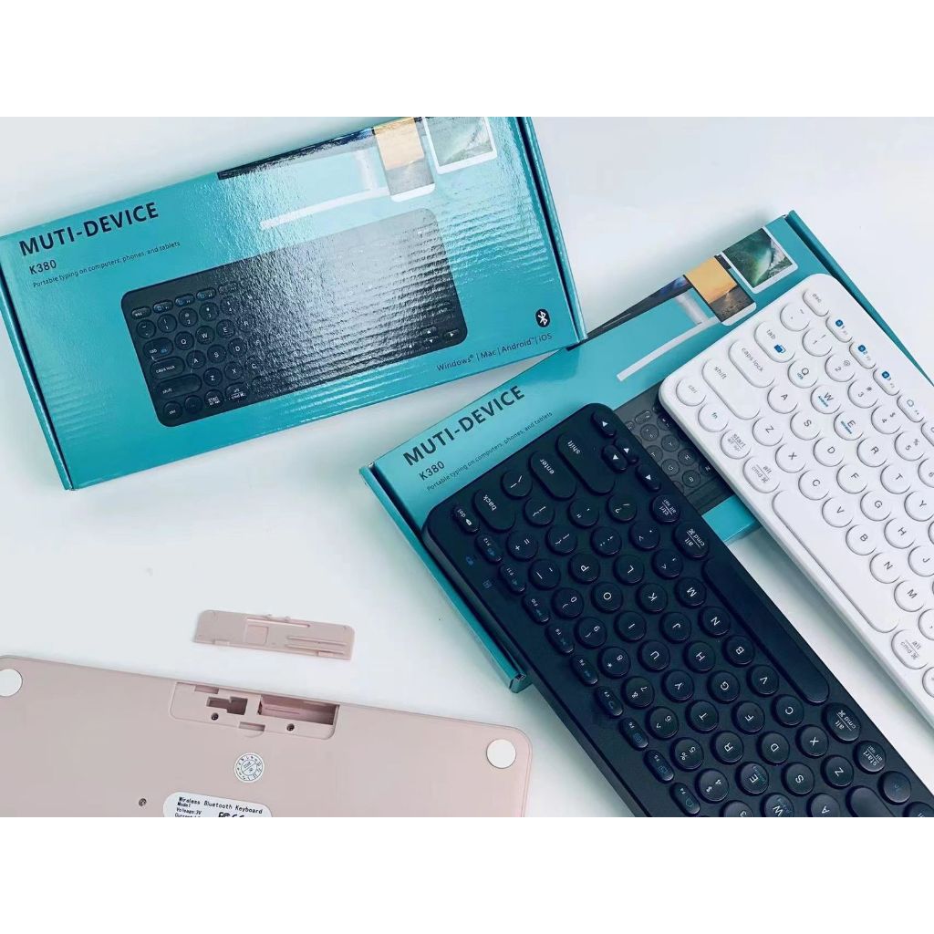 Teclado Bluetooth 5.0 Celular Tablet K380 Multi-device - Faz a Boa!
