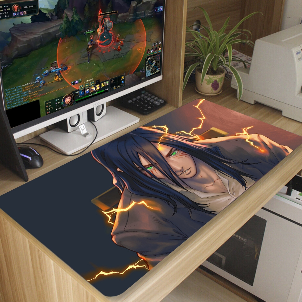 Mouse Pad Titan Anime Anime Antiderrapante Diversas Estampas 80x40 cm ...