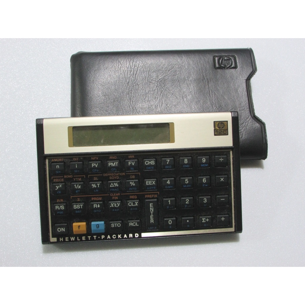 Calculadora Financeira Hp 12c Gold Cor Dourado | Shopee Brasil