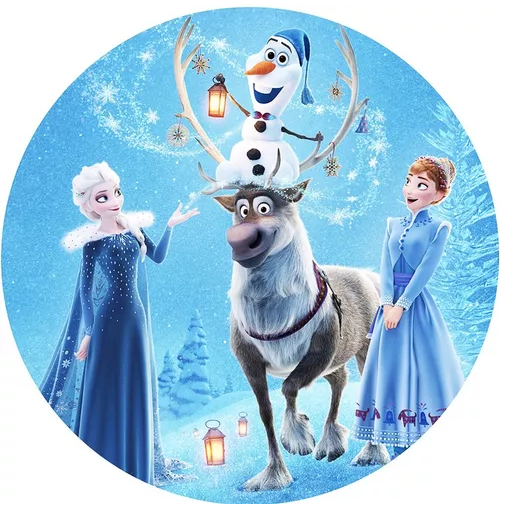 40 Adesivo Elza E Ana Frozen 3cm | Shopee Brasil