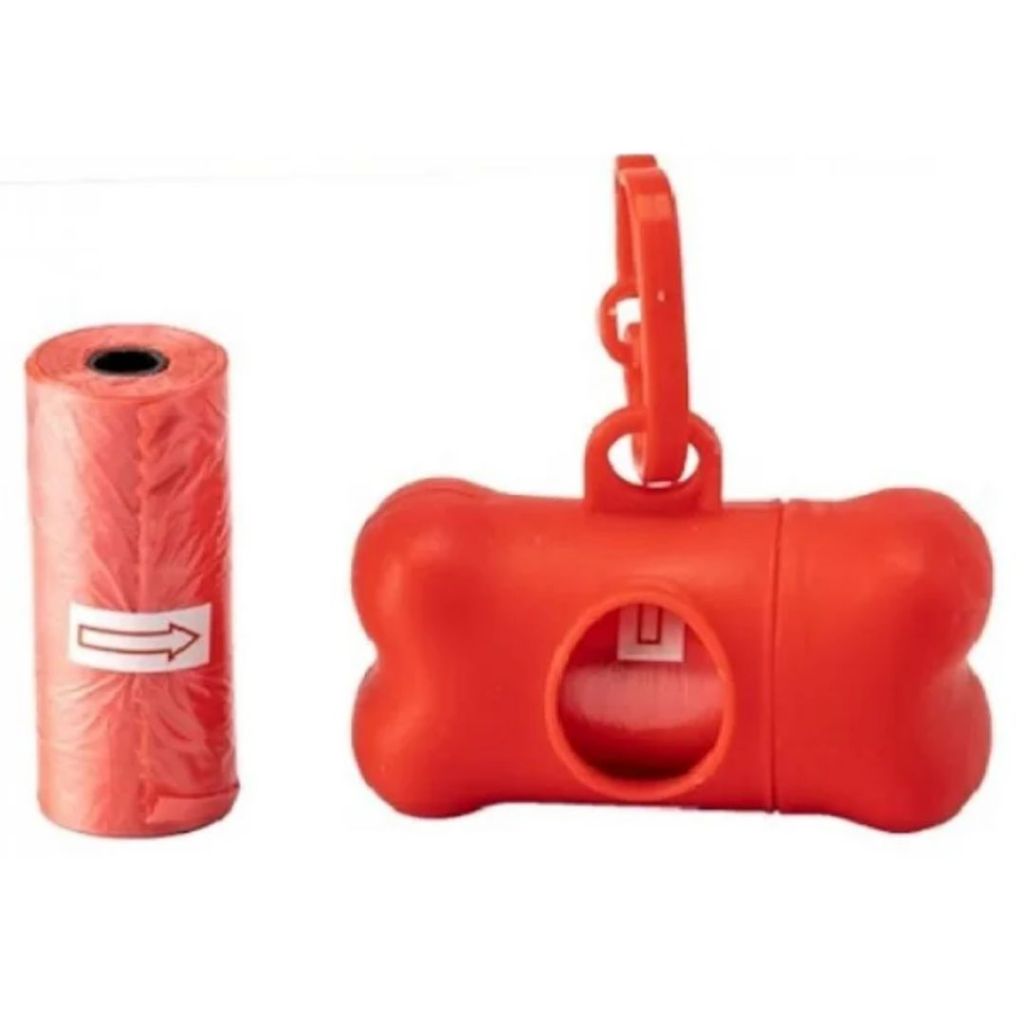 Kit Cata Caca Porta Saquinho Higiênico Para Cachorro Cão e Gatos ...