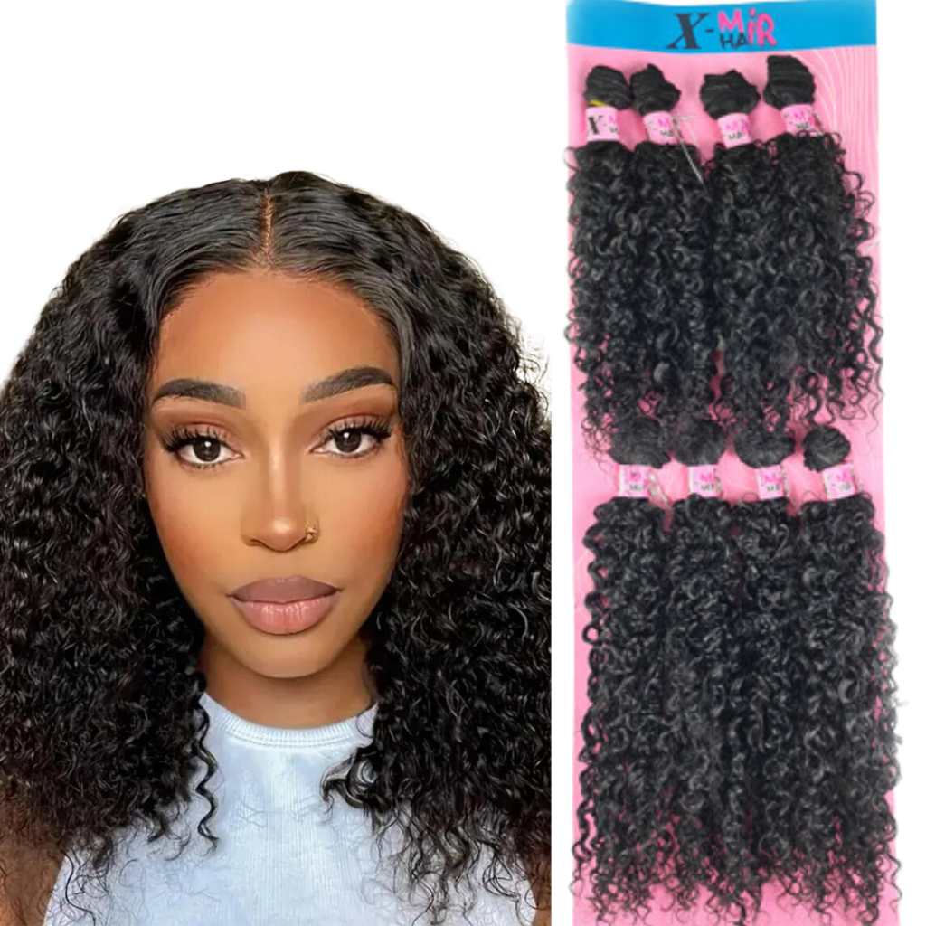 Cabelo Orgânico Cacheado Afro Goivo 8 Telas Pacotão Curto | Shopee Brasil