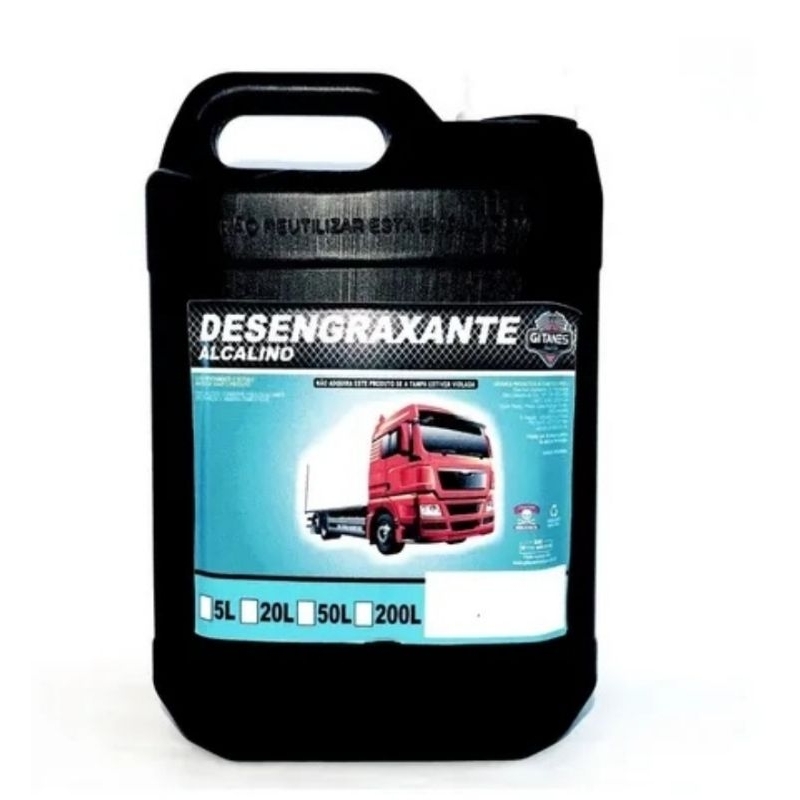 Desengraxante Alcalino Concentrado 5L | Shopee Brasil