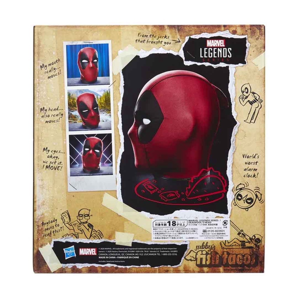 Deadpool Talking Head - Cabeça Eletronica - Hasbro - Marvel | Shopee Brasil