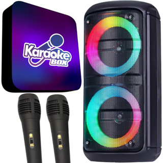 Karaoke Box Profissional Com Pontuação Completo Com Caixa De Som E ...