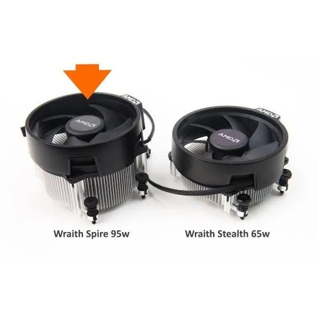 Cooler Box AMD Wraith Spire (sem rgb) | Shopee Brasil