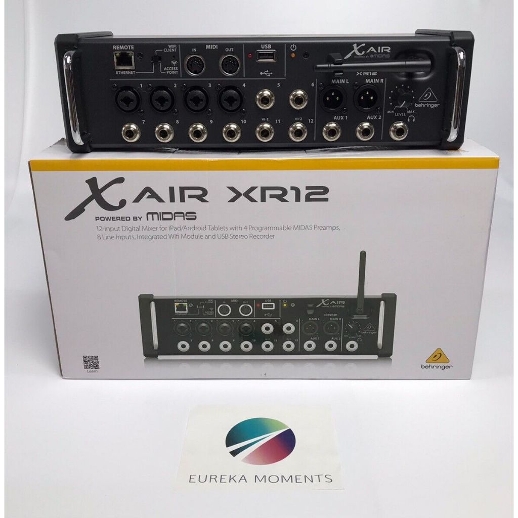 Behringer X Air XR12 Tablet-Controlled Digital Mixer | Shopee Brasil