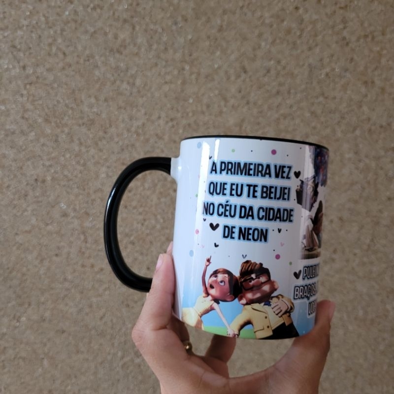 Caneca - A primeira vez que te beijei | Shopee Brasil