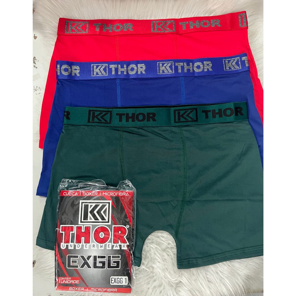 Kit Cueca box EXG (2 unidades) com bastante elastano ( G1/G2/G3 ...