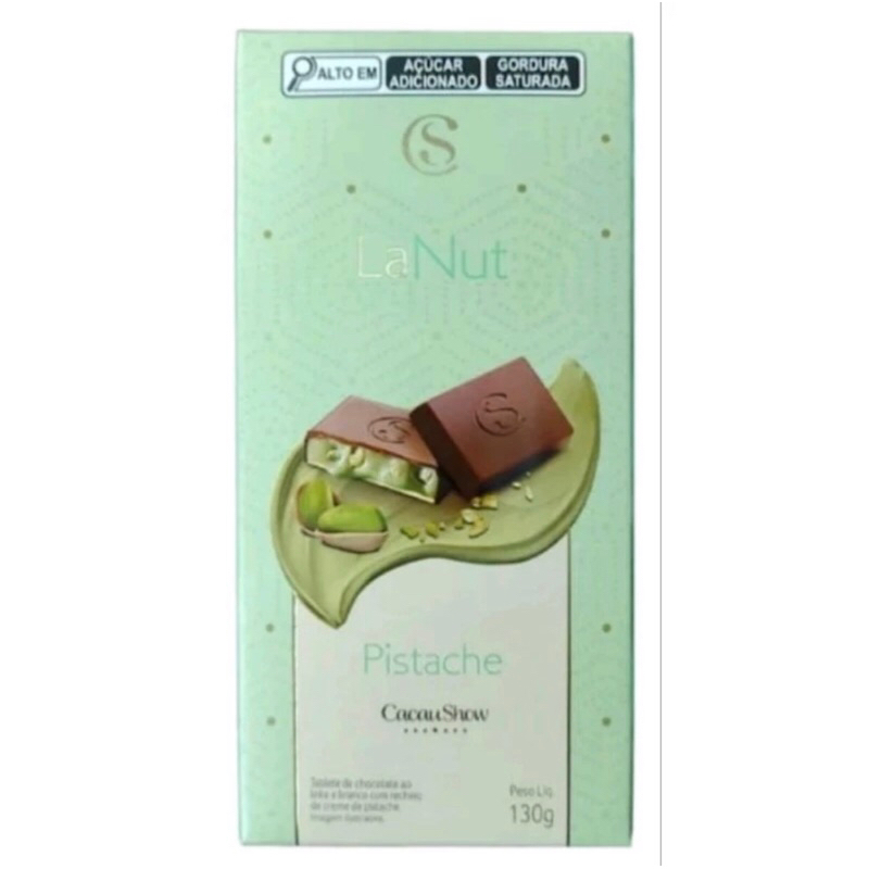 Tablet LaNut Pistache 130g Cacau Show | Shopee Brasil