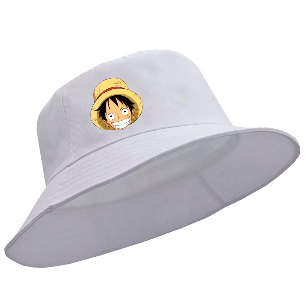 Boné Chapéu Bucket Hat Anime One Piece Luffy New Cap Cata Ovo Carioca ...