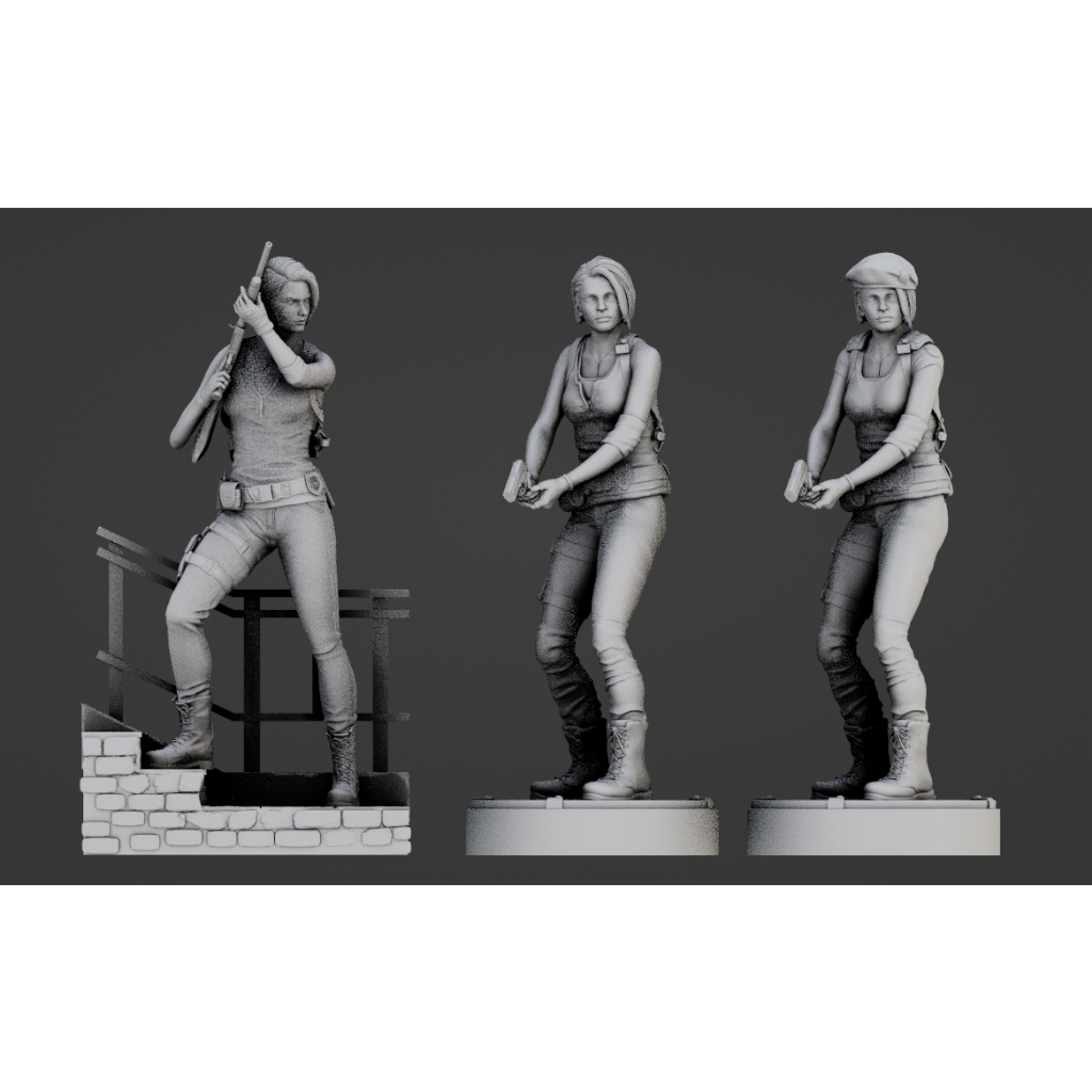 Jill Valentine, Resident Evil 3 (RE3)! Action Figure! (Decoração ...