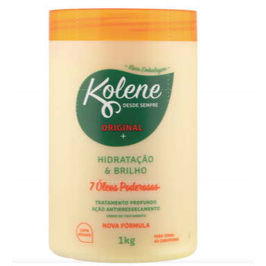 Creme De Tratamento Kolene Cronograma Hidratação 7 Oleos Poderosos 1kg ...