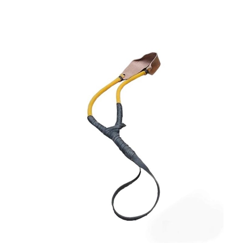 Estilingue Amarelo Baladeira + 30 cm de Látex de BRINDE | Shopee Brasil