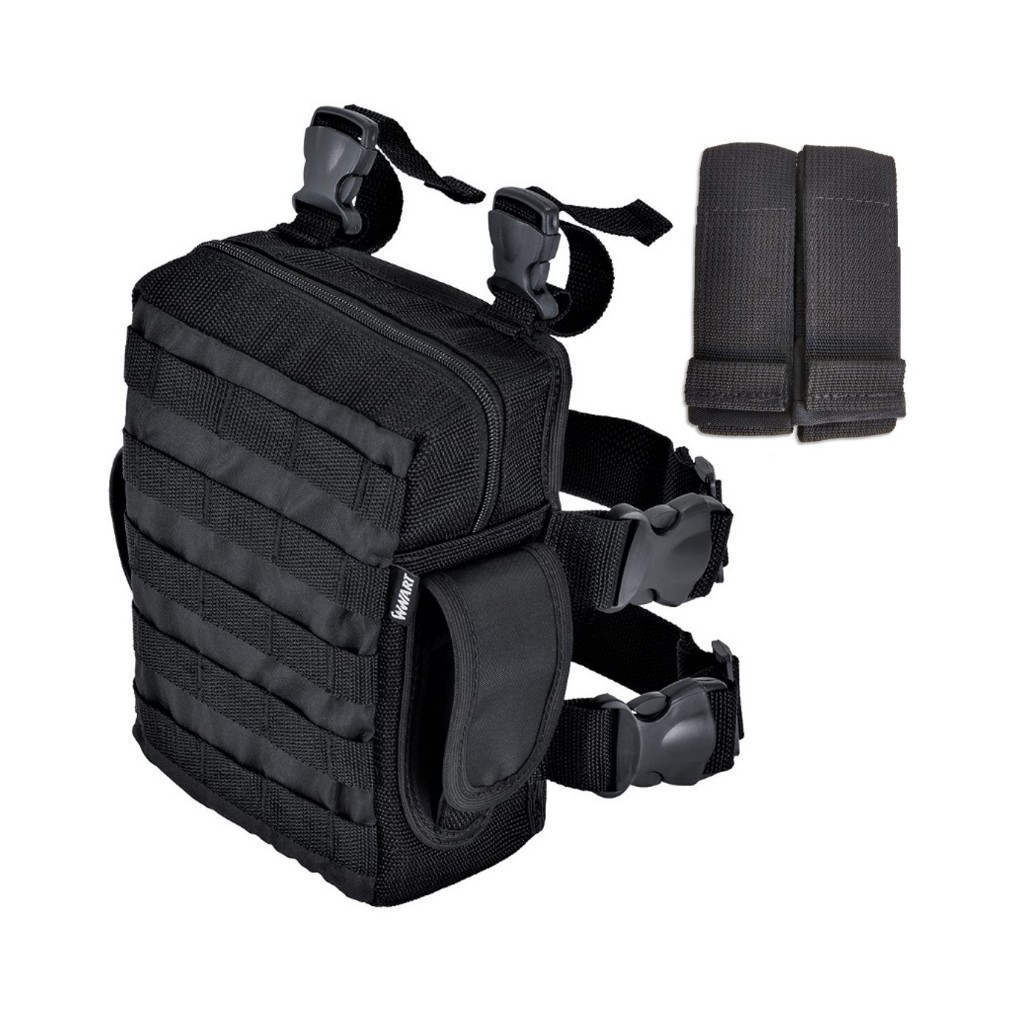 Bornal Pochete de Perna Modular + Porta Carregador De Molle Duplo ...