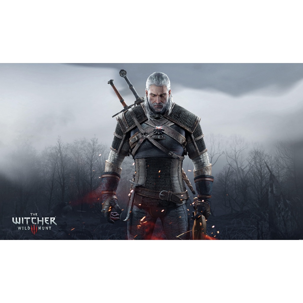 Mouse Pad Gamer The Witcher Wild Hunt Aventuras do Bruxo (58cm x 30cm ...