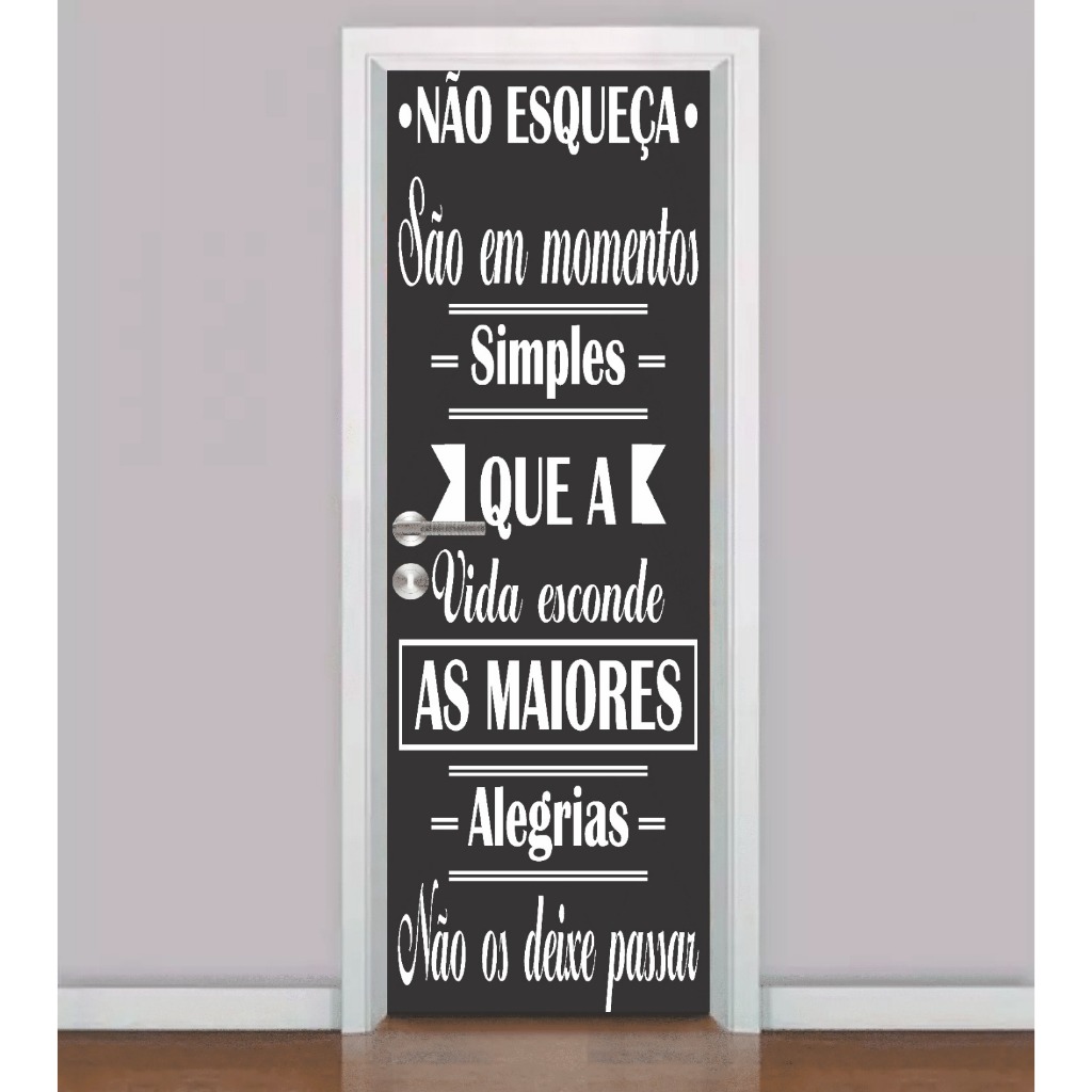 Adesivo Para Porta - Frases - AMOR | Shopee Brasil