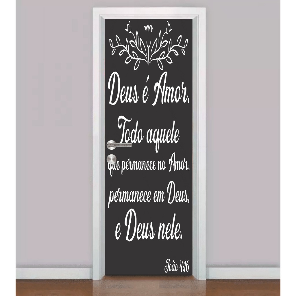 Adesivo Para Porta - Frases - AMOR | Shopee Brasil