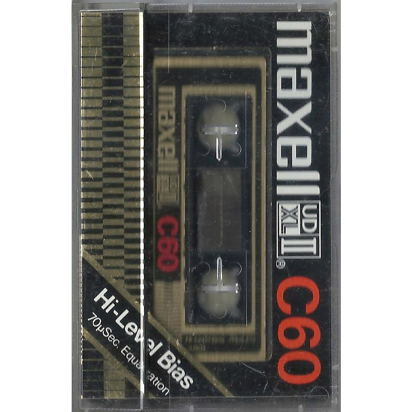 Fita Cassete / K7 Original e importada: Maxell UD XL II C60 - Virgem, não lacrada (Made in Japan ...