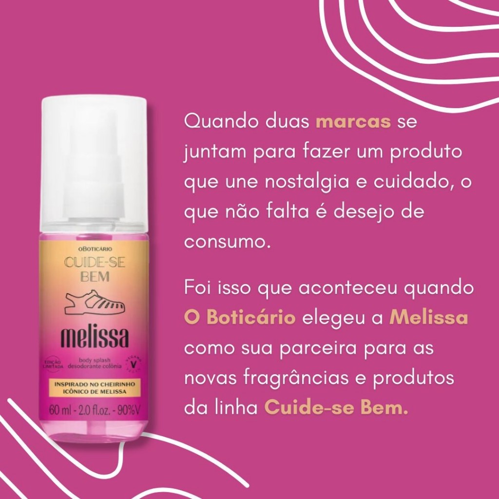 Body Splash Desodorante Colônia Cuide-se Bem Melissa 60ml | Shopee Brasil