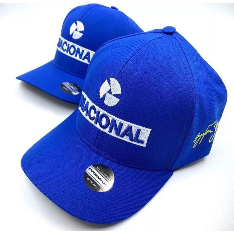 Boné Nacional Ayrton Senna Masculino Retro F1 | Shopee Brasil