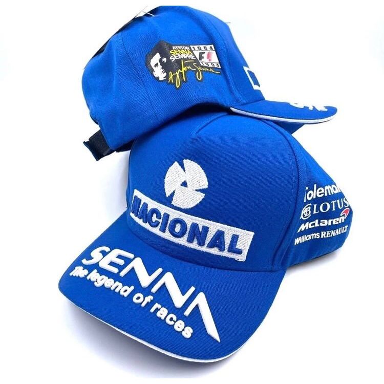 Boné Nacional Ayrton Senna Masculino Retro F1 | Shopee Brasil
