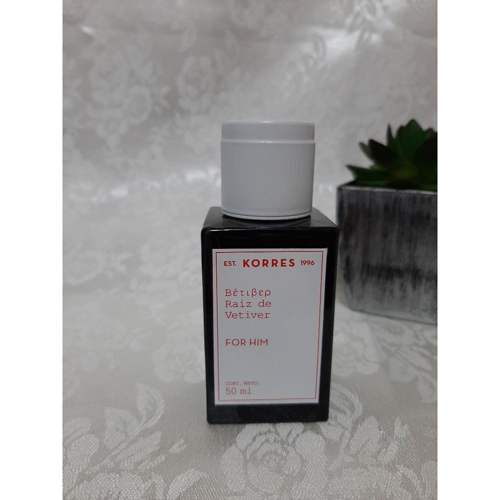 Perfume Masculino: Raiz de Vetiver - Korres (USADO/ORIGINAL) | Shopee Brasil