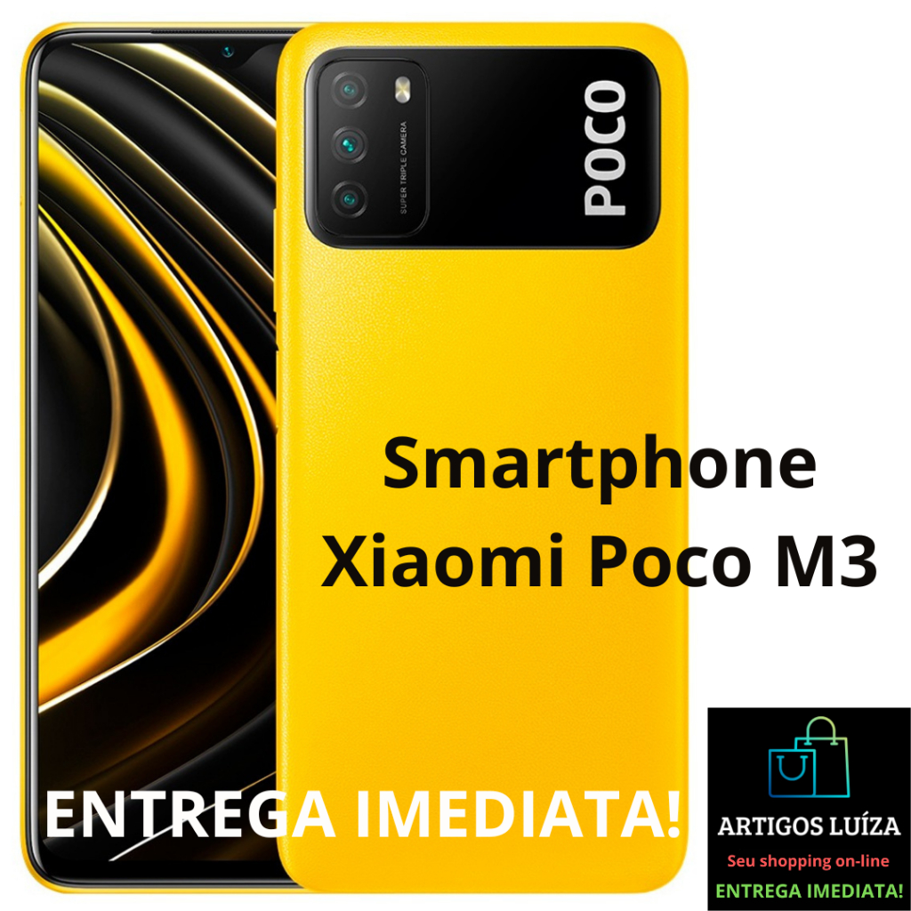 Smartphone Xiaomi Poco M3 | Shopee Brasil