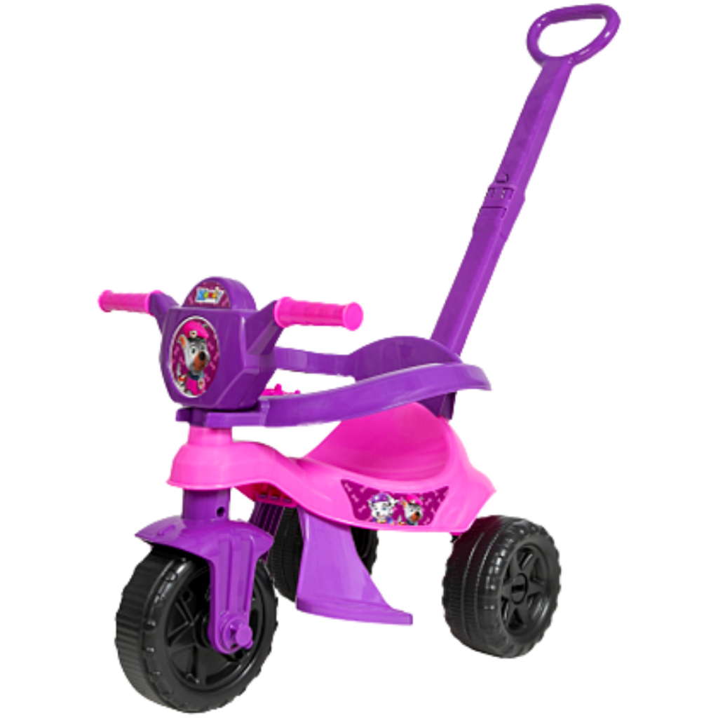 Triciclo Infantil com Empurrador Velotrol Com Haste Para Empurrar ...